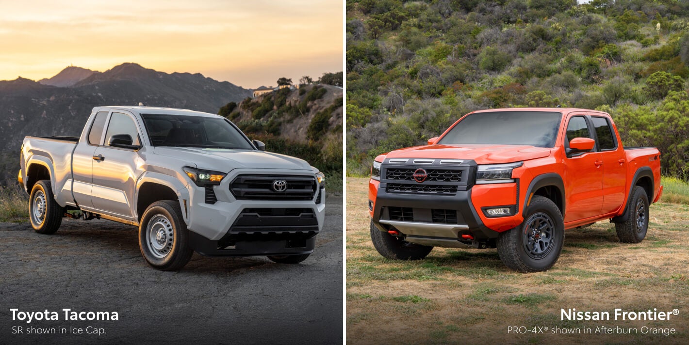 Nissan Frontier Vs. Toyota Tacoma Comparison