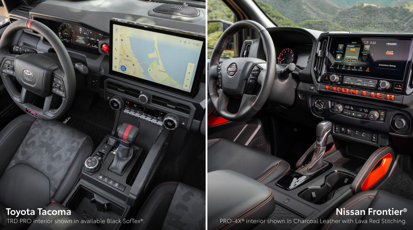 Nissan Frontier Vs. Toyota Tacoma Comparison